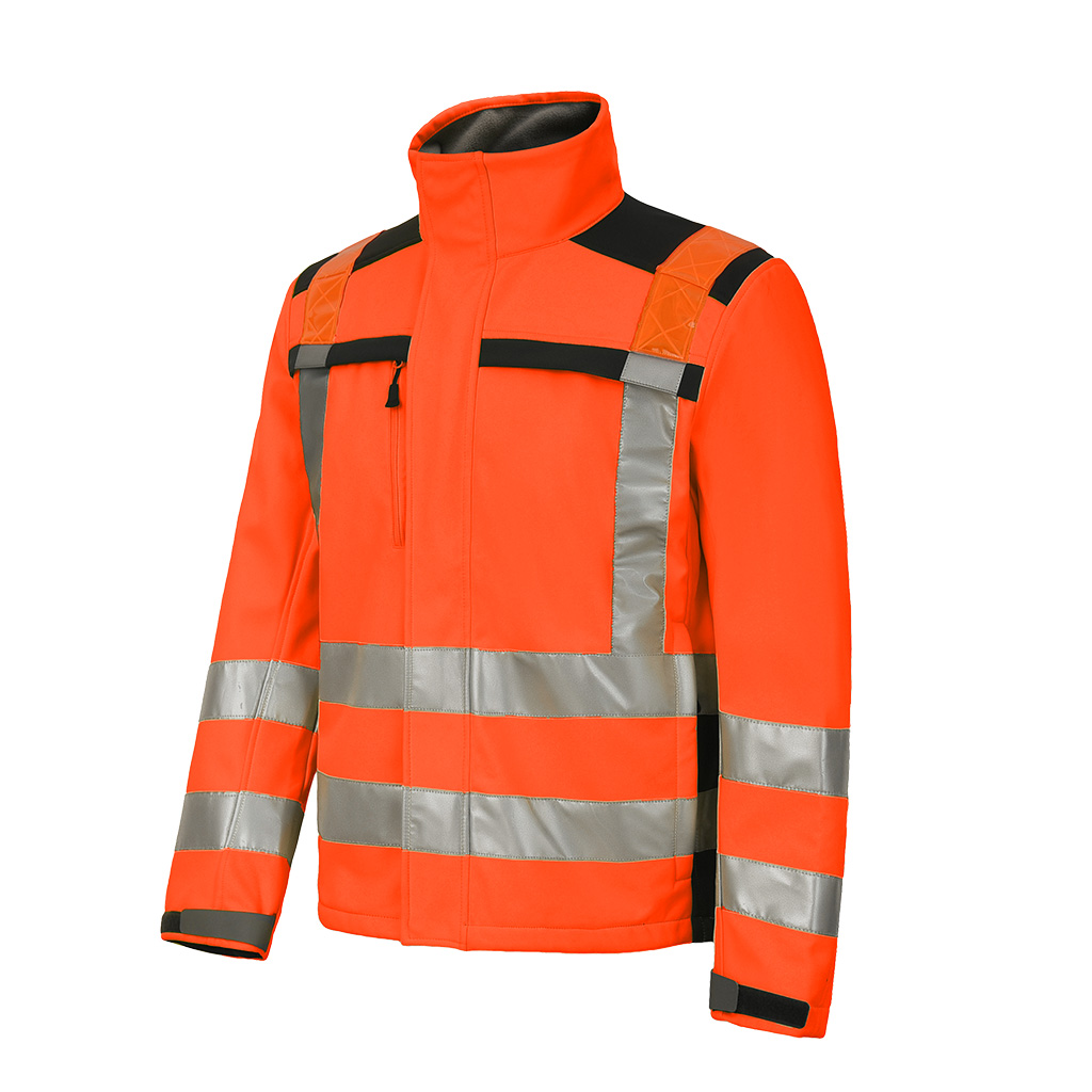 PREMIUM AMBER HI-VIS SOFT SHELL FLEECE | Eurox – Workwear PPE and ...